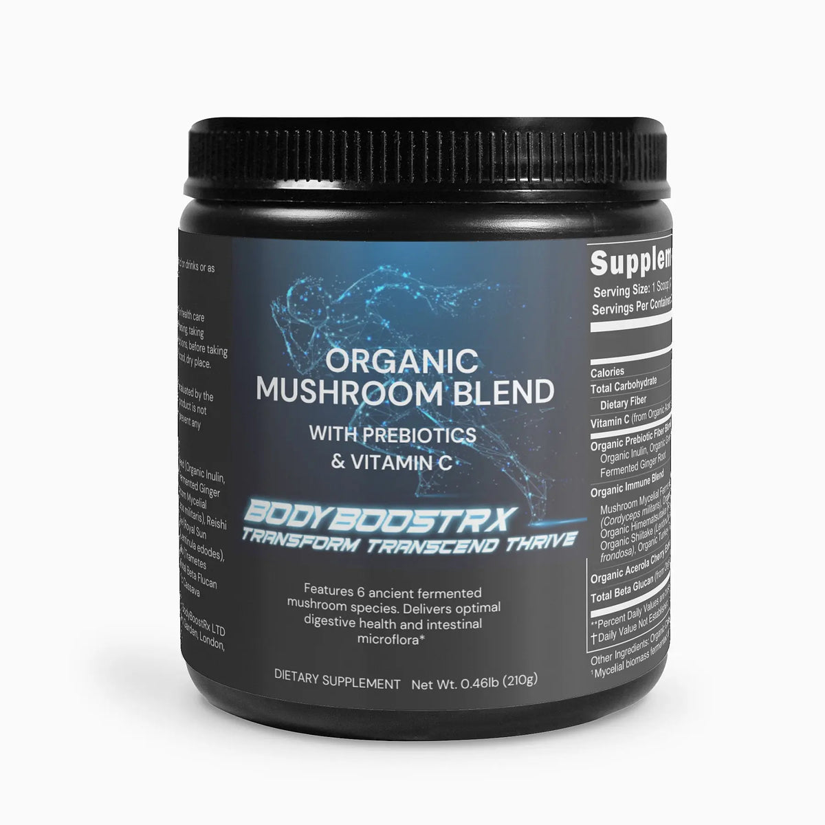 ORGANIC MUSHROOM BLEND with Cordyceps, Reishi, Shiitake, Maitake ...